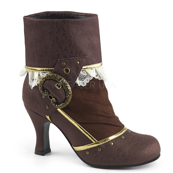 Shoes | Pirate Wench Costume High Heel Ankle Boots | Poshmark